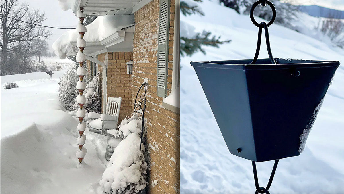 Using Rain Chains Without a Gutter | Rain Chain Help