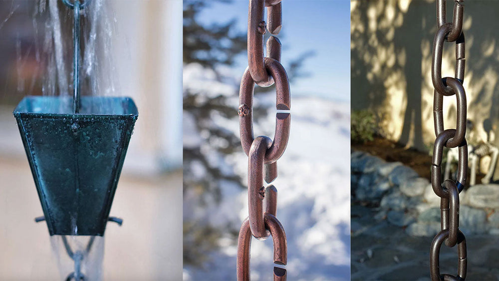 Using Rain Chains Without a Gutter | Rain Chain Help