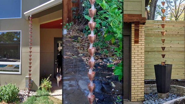 Rain Chain Drainage Tips & Ideas | Rain Chain Help and Ideas