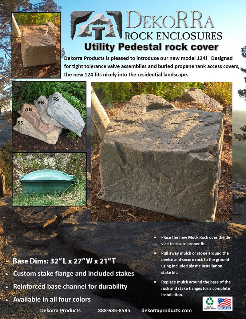 DekoRRa Artificial Rock - Model 124