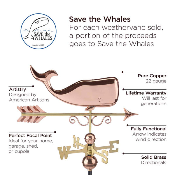 Save the Whales™ Weathervane