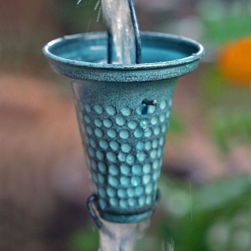 Flared Cups Rain Chain | Cup Style Rain Chain – Free Shipping