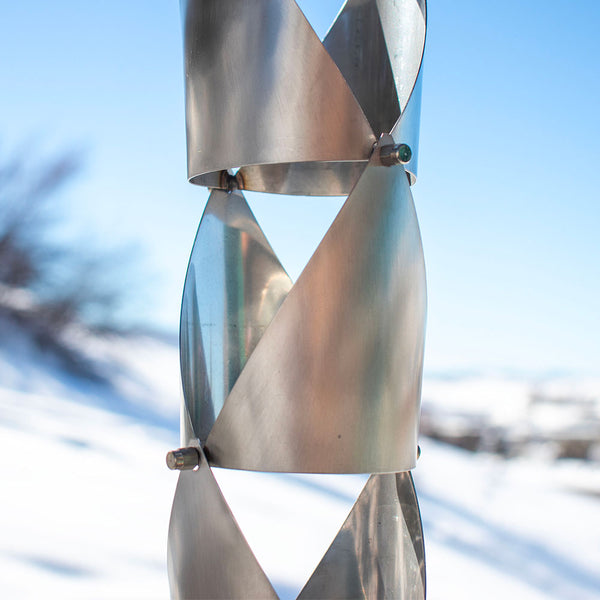 Round Origami™ Rain Chain | Cup Style Rain Chain – Free Shipping