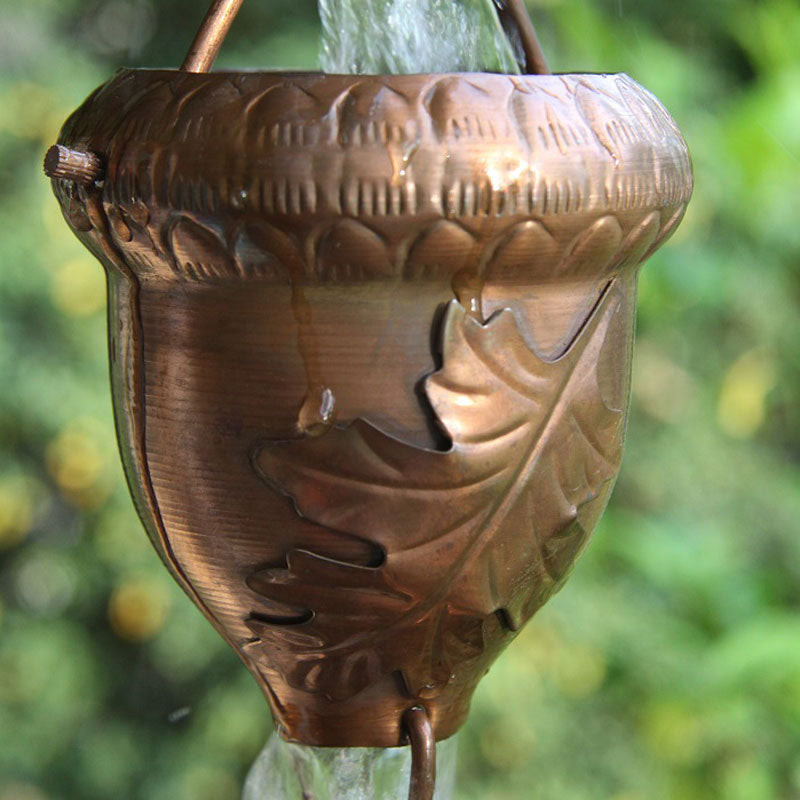 Rain Chains & Accessories | Handcrafted Downspout Alternatives