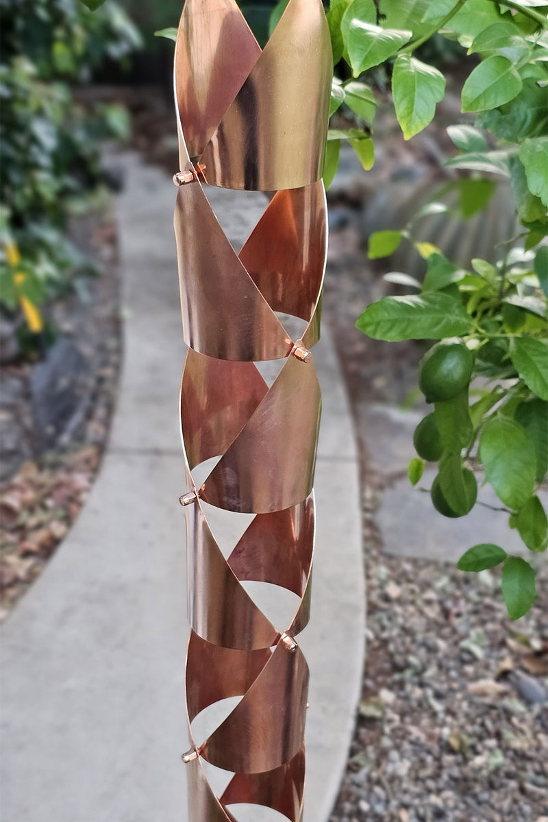 Round Origami™ Rain Chain | Cup Style Rain Chain – Free Shipping