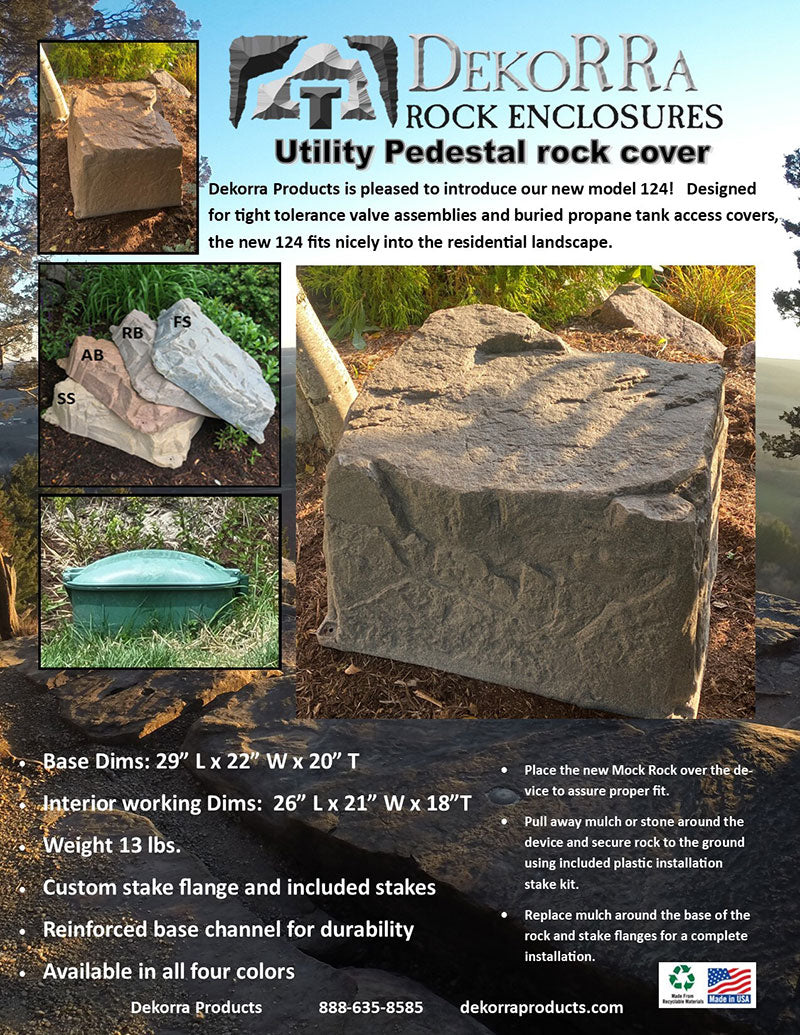 DekoRRa Artificial Rock - Model 124