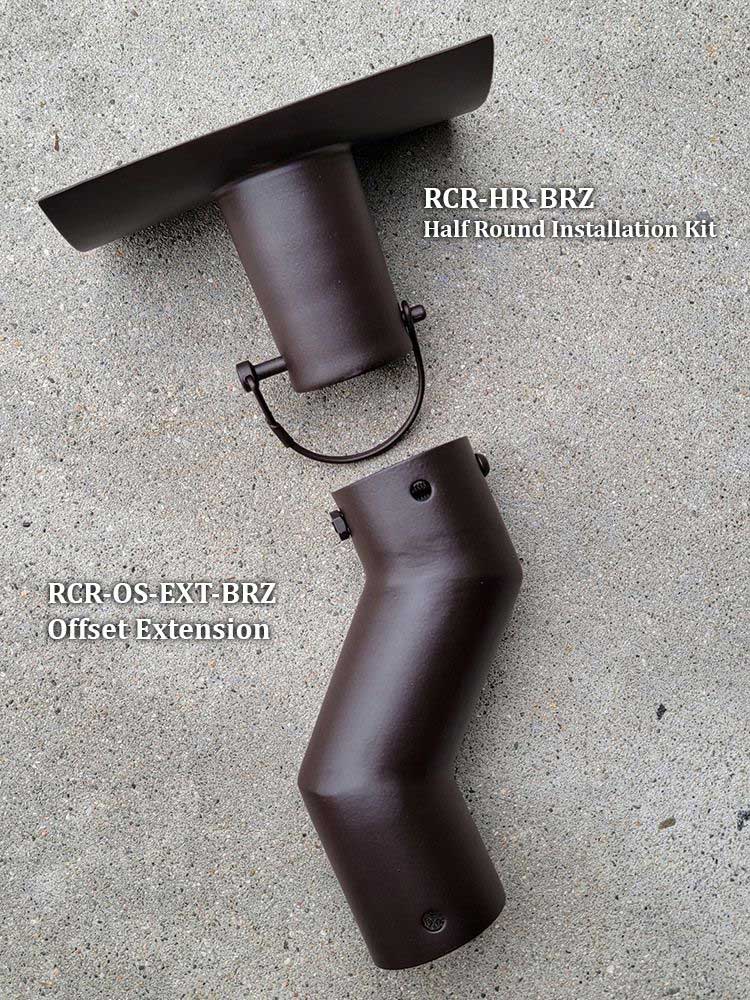 Rain Chain Installation Kit 2" Offset Extension