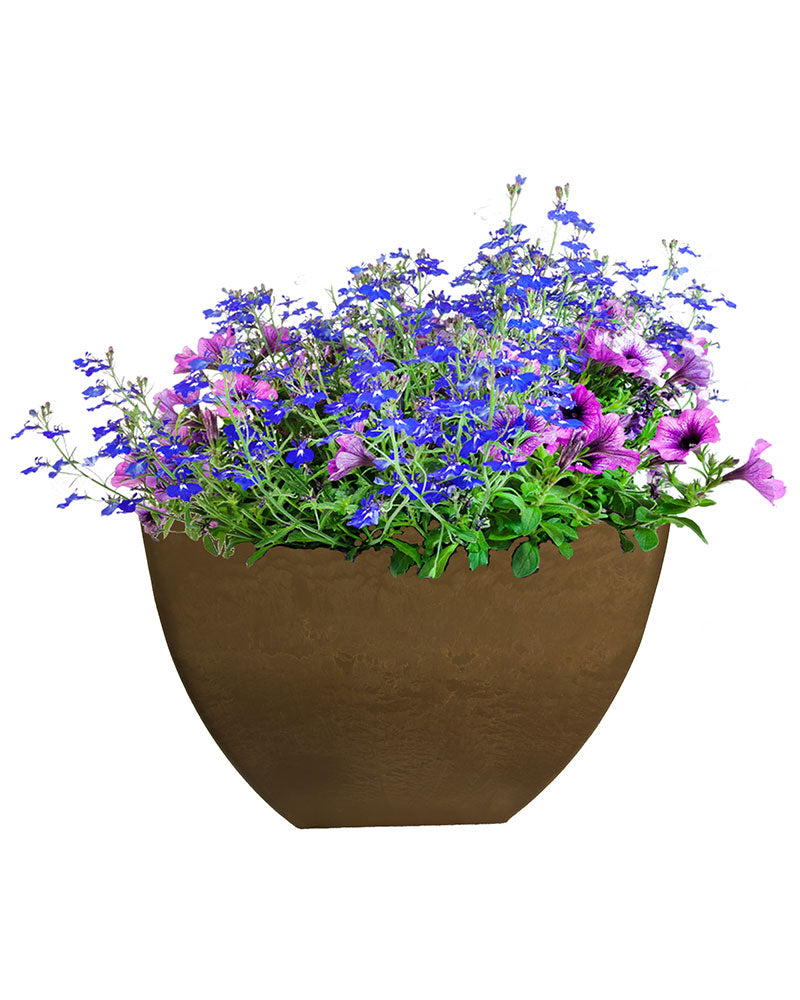 20" Square Garden Planter | Decorative Outdoor Planter – Free Shipping
