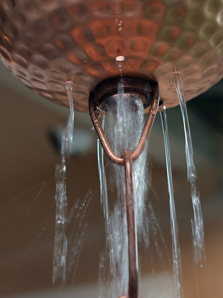 Singing Bowls™ Copper Rain Chain | Pure Copper Rain Chain - Free Shipping