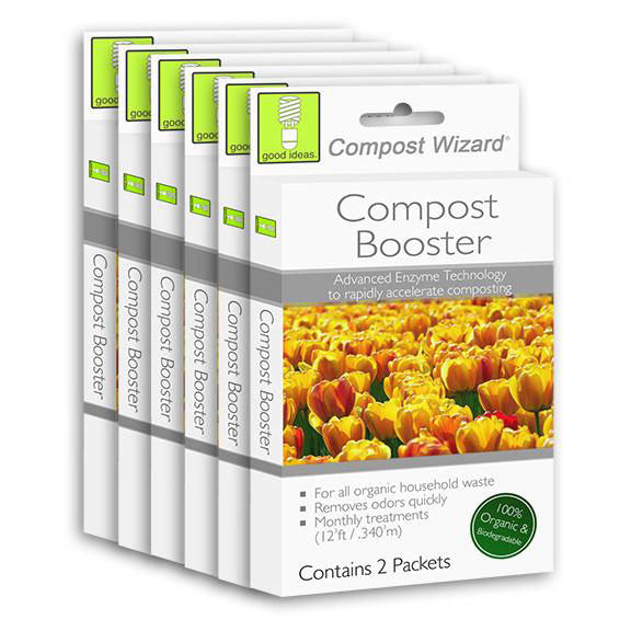 Enhanced Compost Accelerator (6 Pack) | Cut Compost Odor – Free Shipping