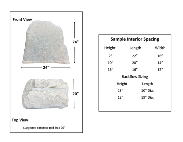 DekoRRa Artificial Rock - Model 115