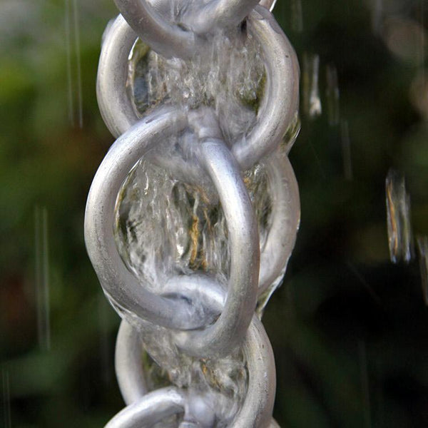 Double Loops Rain Chain | Link Style Rain Chain – Free Shipping