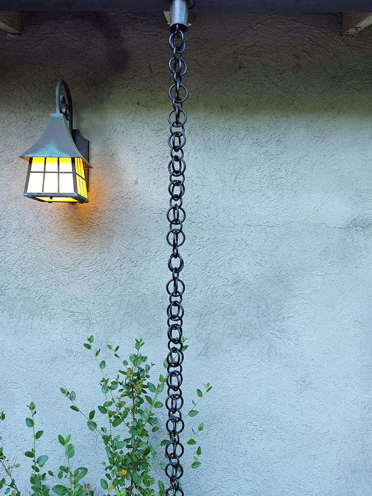 Double Loops Rain Chain | Link Style Rain Chain – Free Shipping