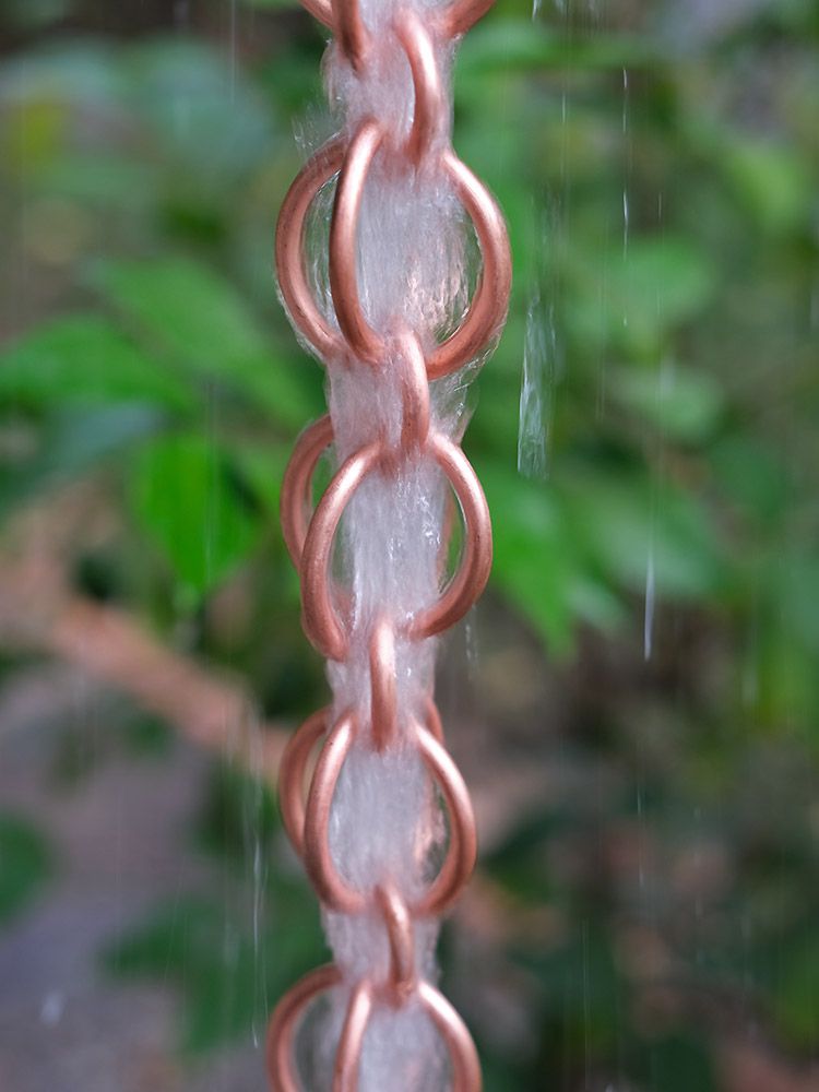 Double Loops Rain Chain | Link Style Rain Chain – Free Shipping