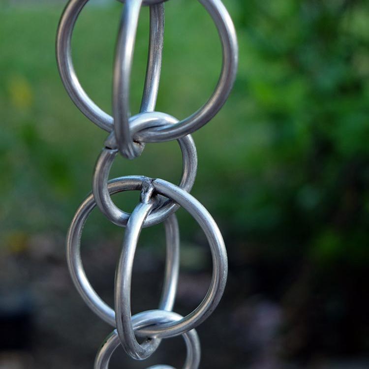 Double Loops Rain Chain | Link Style Rain Chain – Free Shipping