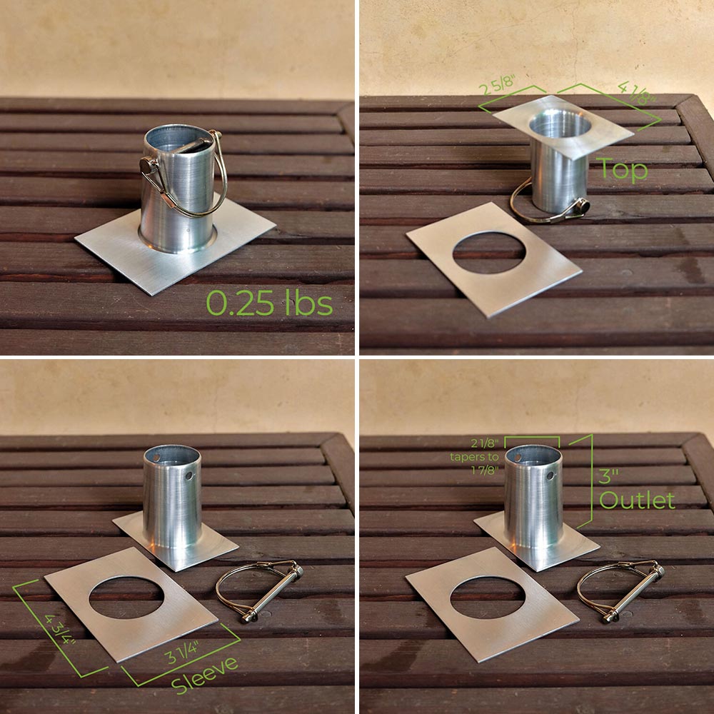 Rain Chain Installation Kit | Gutter Accessory - Free Shipping